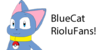 Riolu The Blue Cat (Gift) by Zapdiamond on DeviantArt