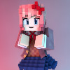Minecraft DDLC Natsuki render by byTiny on DeviantArt