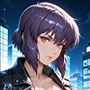 Motoko Kusanagi Gets Drenched by gull47 on DeviantArt