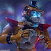 Glamrock Freddy render by Theprismafnafartist on DeviantArt