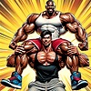 Dad and Son Bodybuilders by JasonMuscleRider on DeviantArt