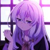 Anime Purple Girl | Colored by LavenderSwirlheartTy on DeviantArt