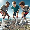 Giant boys are playing football in the city by Lesha201 on DeviantArt