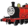 ERTL Tickled Pink James by islandofsodorfilms on DeviantArt