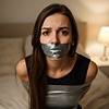 Tape gagged by skryty on DeviantArt
