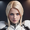 Cosplay - blonde woman with sexy space armor by skylabAI on DeviantArt