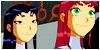 Starfire and Blackfire by Lunamidnight1998 on DeviantArt