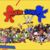 Mario and Sonic with WWE wrestlers by wwesonic2009 on DeviantArt