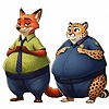 Fat Nick Wilde by ZootopiaFan24 on DeviantArt