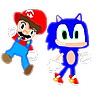 Geometric Sonic!... ???? (Sorta?) by ZriseTheSonicgamer on DeviantArt